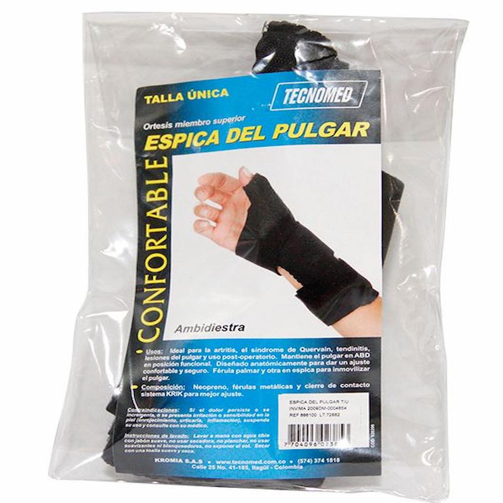 Órtesis Miembro Superior – Espica del Pulgar | Ingeniería de Bioservicios